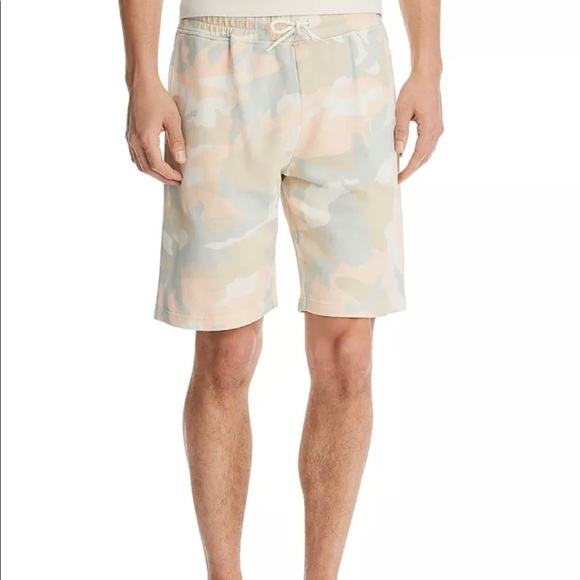 Wesc | Shorts | Wesc Mens Pink Green Camo Relaxed Fit Stretch Knit ...